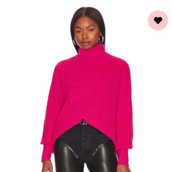 Lovers + Friends | Sweaters | Lovers And Friends Pink Turtleneck ...